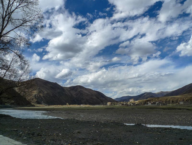 The Plateau Scenery in Sichuan,china Stock Photo - Image of reflection ...
