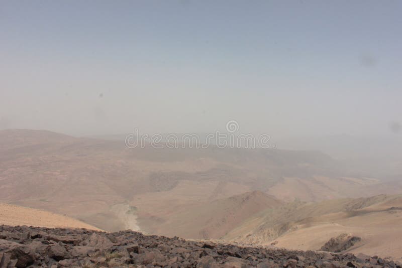 Plateau Yagour, High Atlas Mountains Stock Image - Image of mountains ...