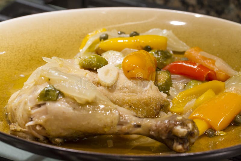 Plated Chicken Dinner stock image. Image of paring, colors - 50154393