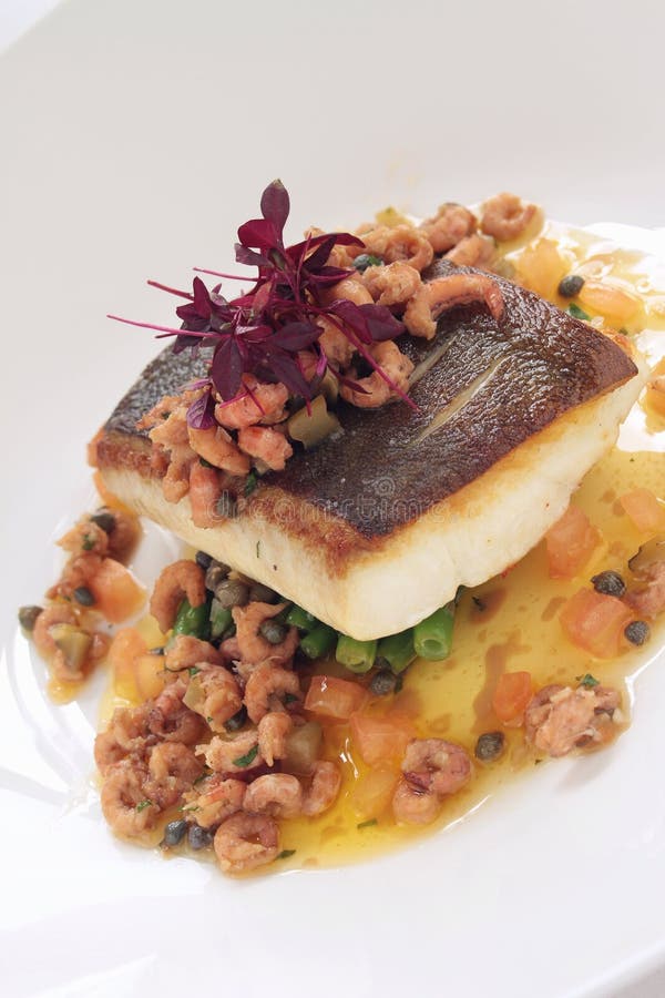 Plated fish meal stock photo. Image of meal, cuisine - 61849758