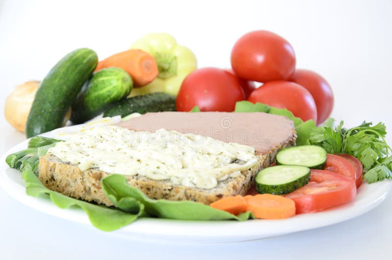 Plateful with vegetables stock image. Image of vegetable - 25762707