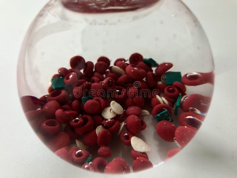 Platelets Made from Polymer Plasticine, Covid-19 Stock Photo - Image of ...