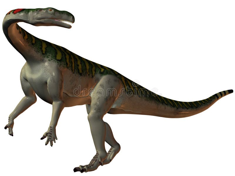 Plateosaurus-3D Dinosaur stock illustration. Illustration of sauropsida ...