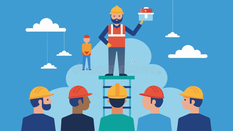 From the Platform the Foreman Can Easily Assess the Progress of ...