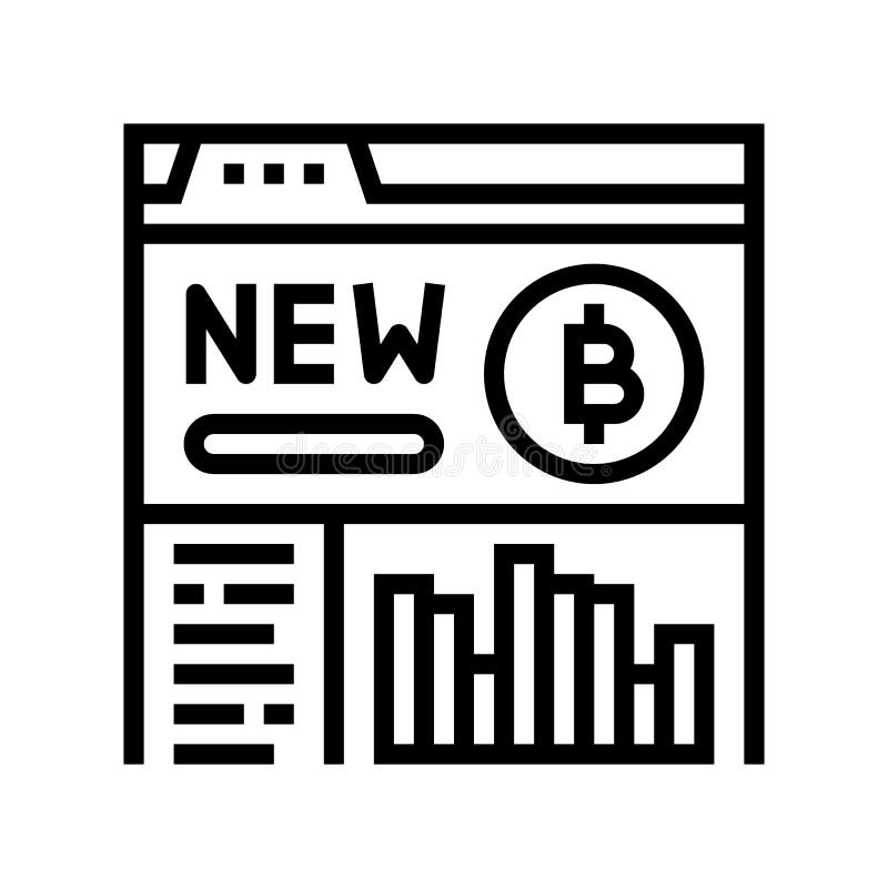 Platform Ico Line Icon Vector Illustration Stock Vector - Illustration ...