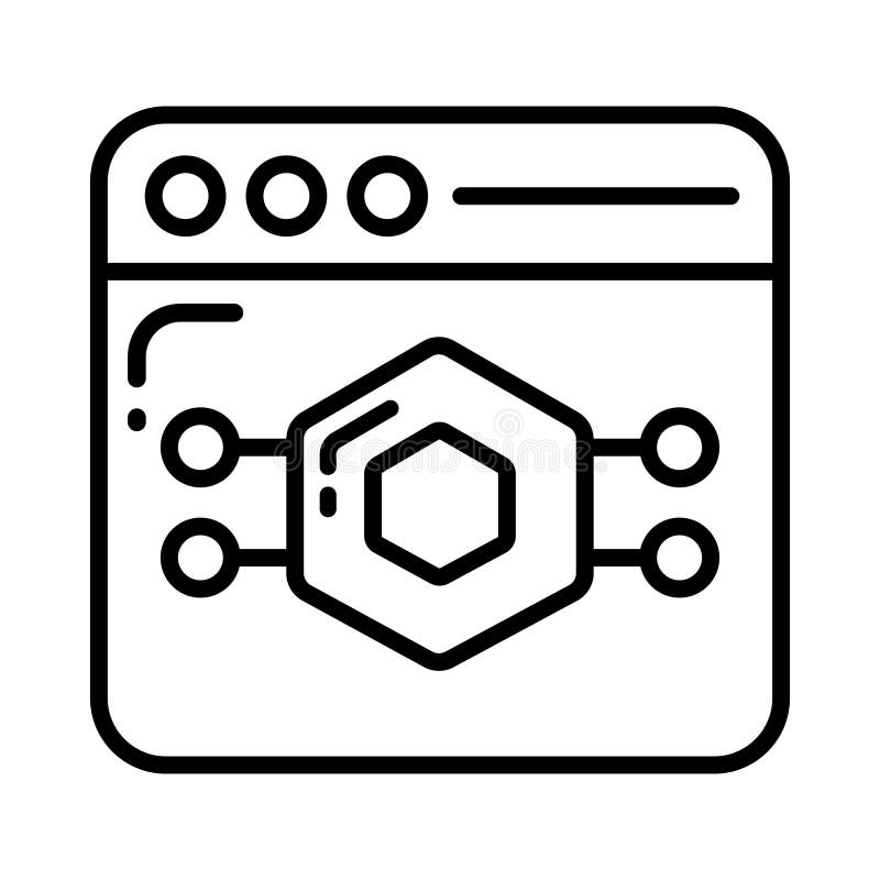 Platform Icon, Non-fungible Token, Digital Technology Stock Vector ...