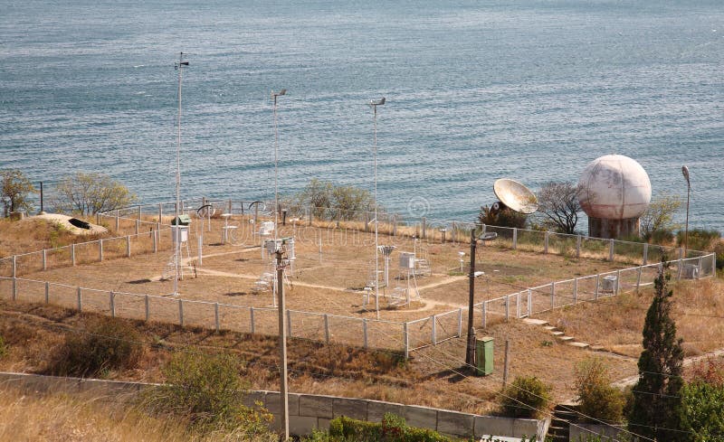 Platform of Meteorological Observation Stock Image - Image of ...