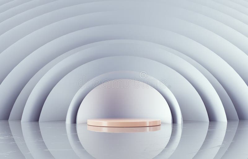 Platform mock up stock illustration. Illustration of futuristic - 328316939