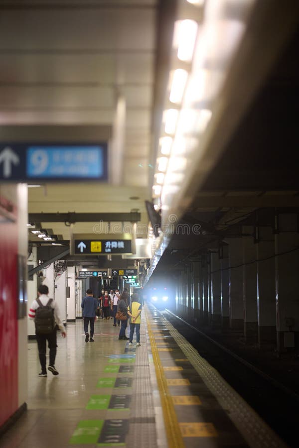 Platform in the Old Hung Hom Station in Hong Kong Editorial Stock Photo ...