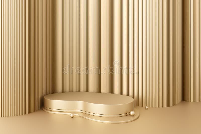 Platform Product Display Advertising Luxury Elegant Gold Stand Step ... Platform Product Display Advertising Luxury Elegant Gold Stand Step ...