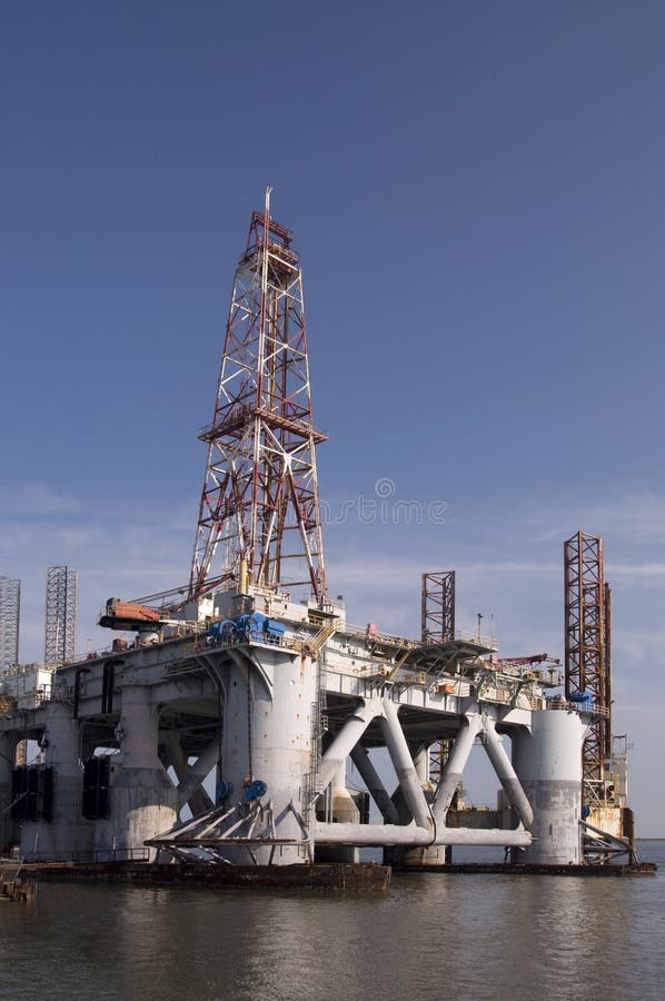 Platform Rig stock photo. Image of drill, offshore, water - 12534794