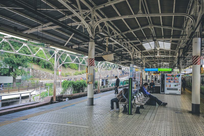 Platform Scene of Kyoto Station, Kyoto, Japan. 3 Nov 2013 Editorial ...