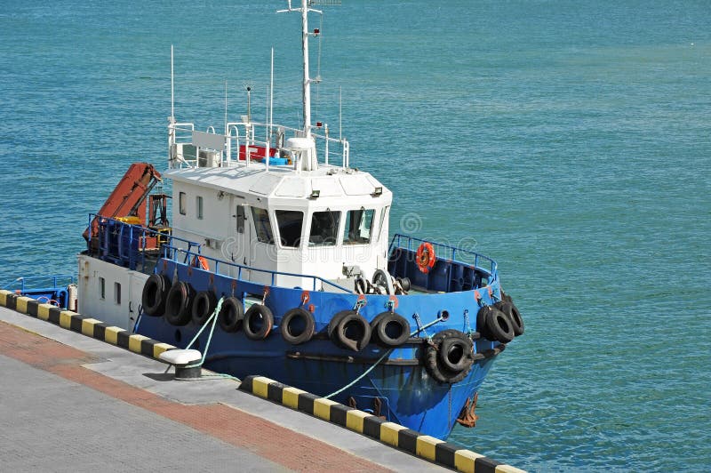 Platform supply vessel stock photo. Image of harbor - 103864972