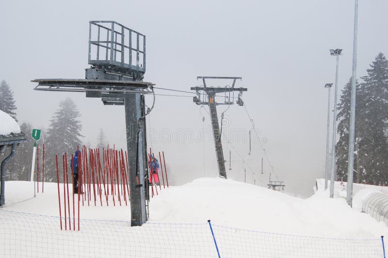 The Platform Supports a Cable Car. Editorial Photo - Image of travel ...