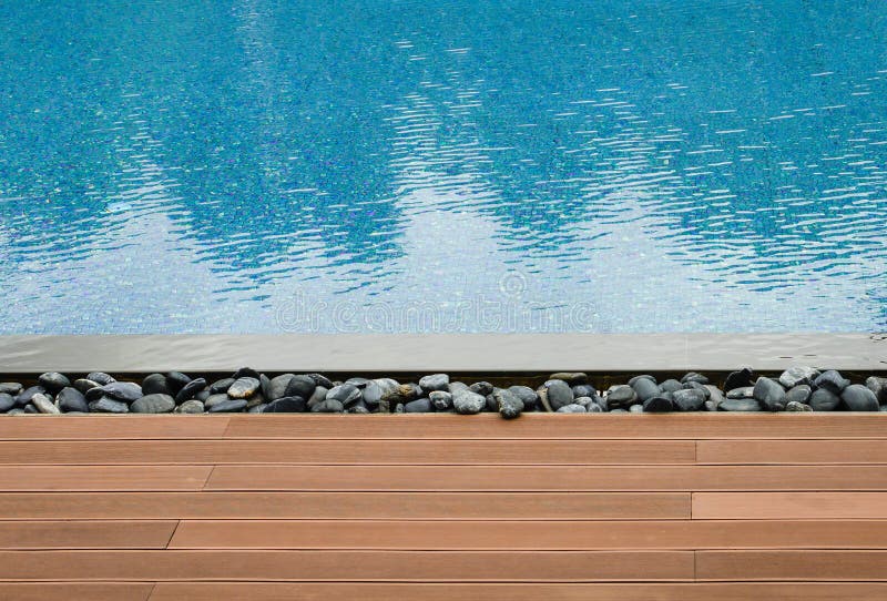 Platform beside Swimming Pool Stock Photo - Image of horizontal ...