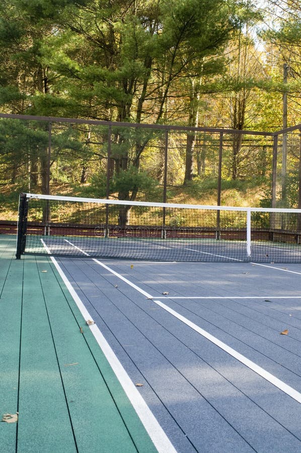 Platform Paddle Tennis Court at Private Suburban Club Stock Image ...