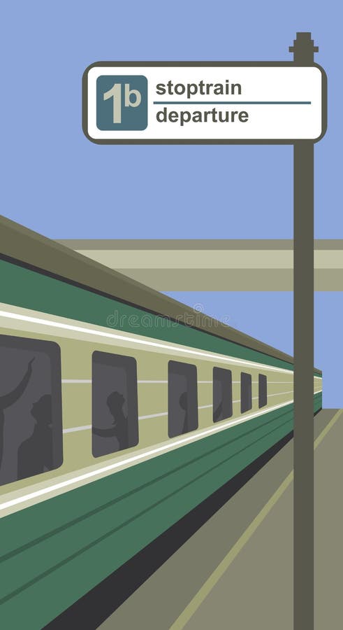 Path Train Platform Stock Illustrations – 536 Path Train Platform Stock ...