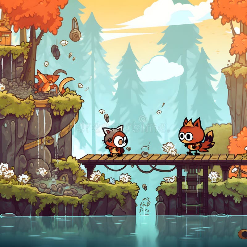 Platformer Game Featuring a Cute Animal Protagonist Color One ...
