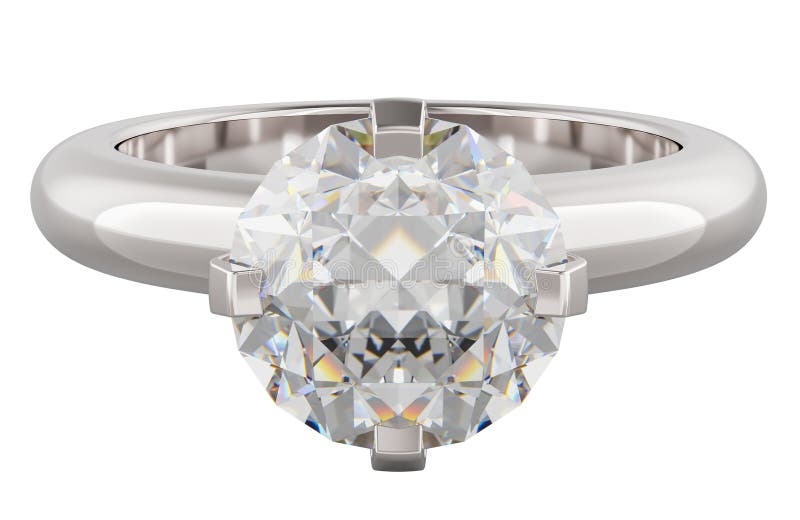 Diamond 3d Rendering Isometric Icon. Stock Vector - Illustration of ...