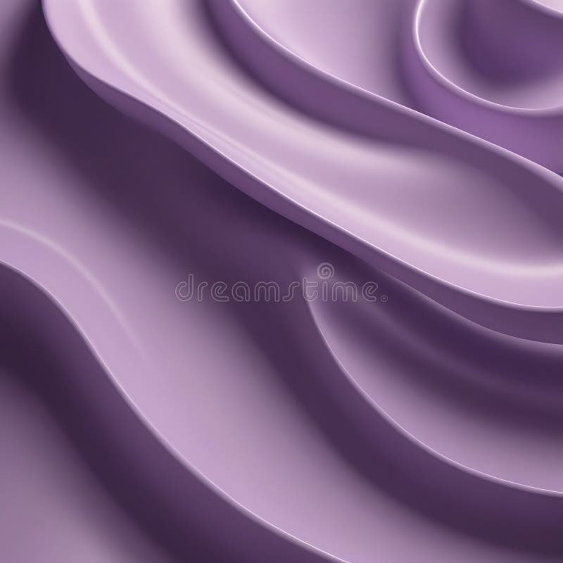 Platinum Edge of Lavender Curves Abstract 3D Render in 8K UHD Stock ...