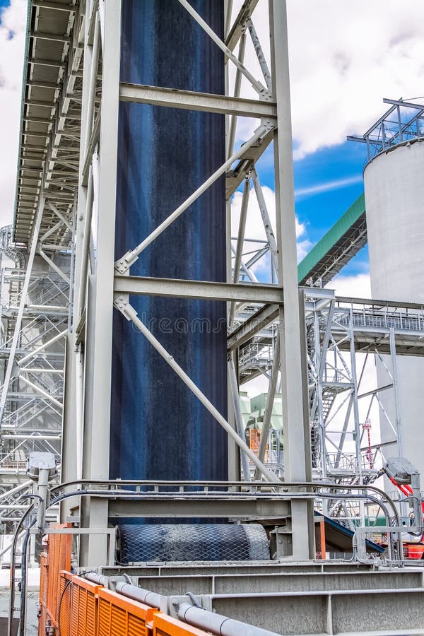 Platinum Mining and Processing of Ore, Conveyor Belt Transporting Ore ...