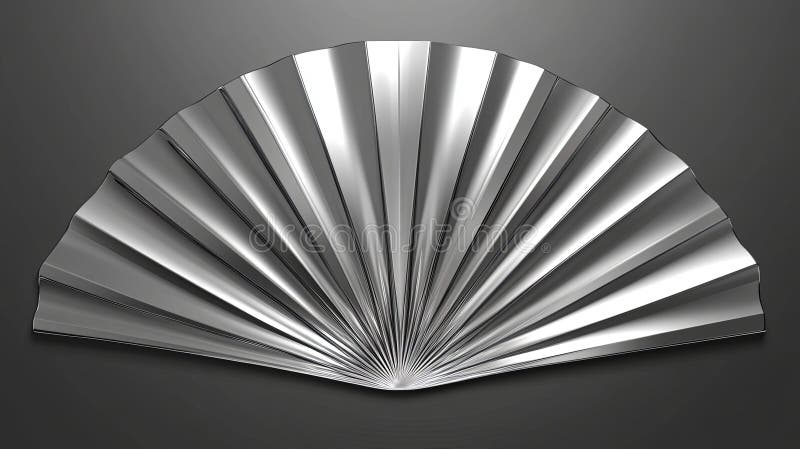 Platinum Pieces Fanned from Center, Gradient Shine Effect . Stock ...