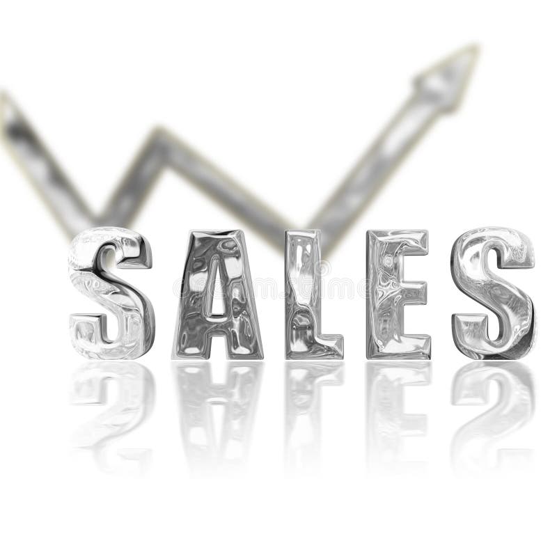 Platinum Sales Up & Up stock illustration. Illustration of dollar - 1140264