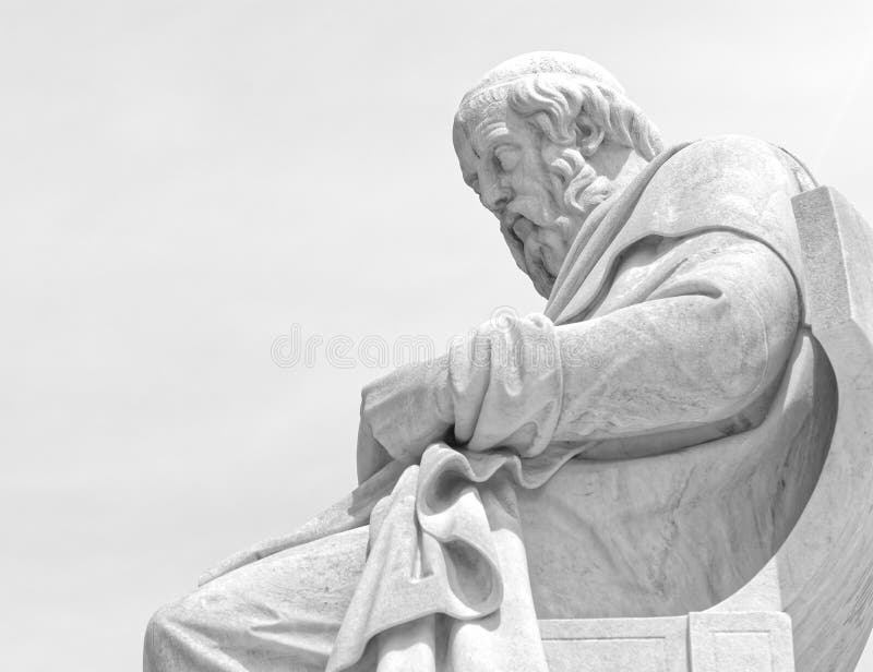 Plato,ancient Greek Philosopher Stock Photo - Image of history, green ...