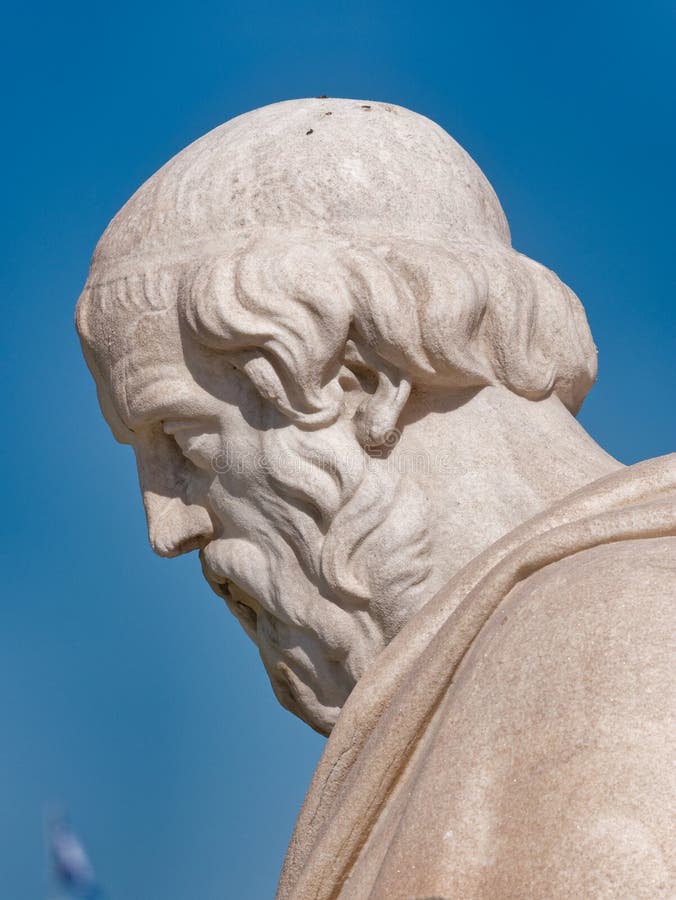 Plato the Philosopher Statue Stock Photo - Image of classical, marble ...