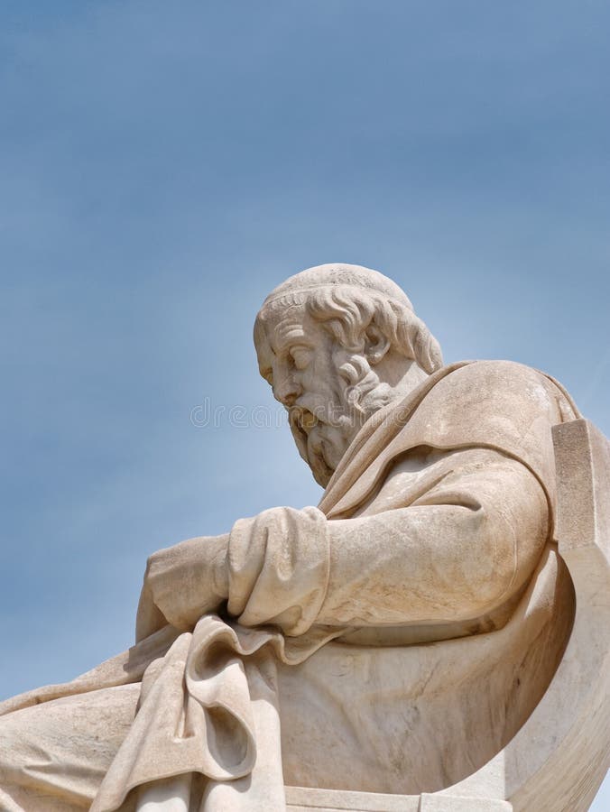 Plato the Philosopher Statue Stock Photo - Image of classical, marble ...