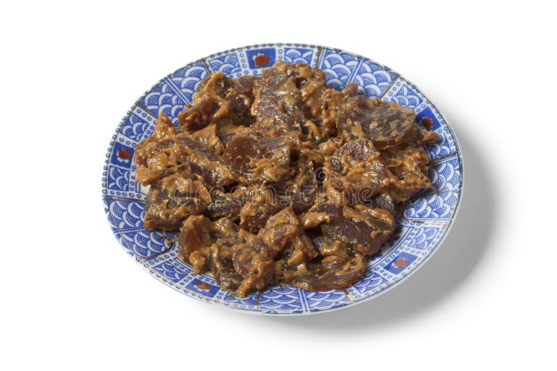 Plato Con Las Salmueras De Narazuke Foto de archivo - Imagen de ...