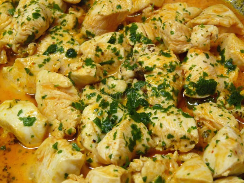 Plato de pollo imagen de archivo. Imagen de curry, poultry - 12790839