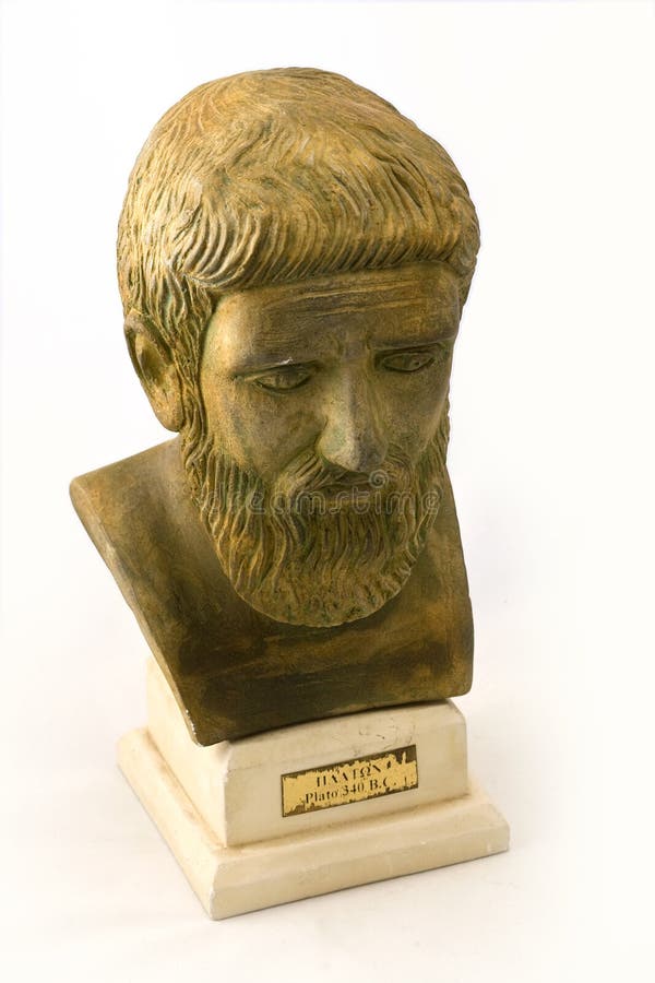Plato sculpture stock image. Image of head, beard, mathematics - 9033883