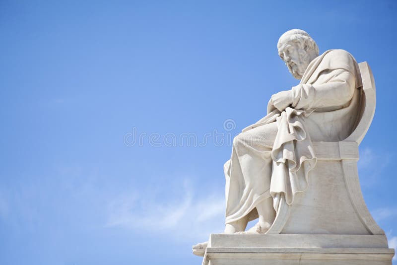 Plato statue stock image. Image of capital, architecture - 14860853