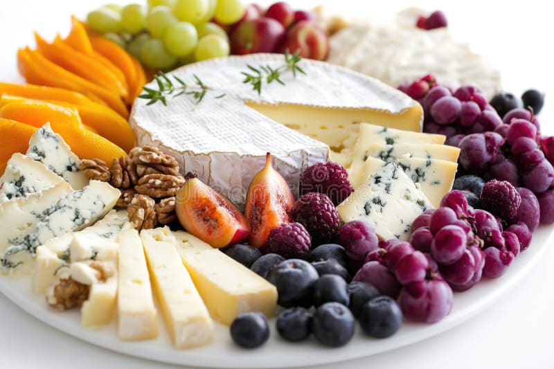A Platter Filled with Cheese, Fruit, and Nuts for a Quick and Easy ...