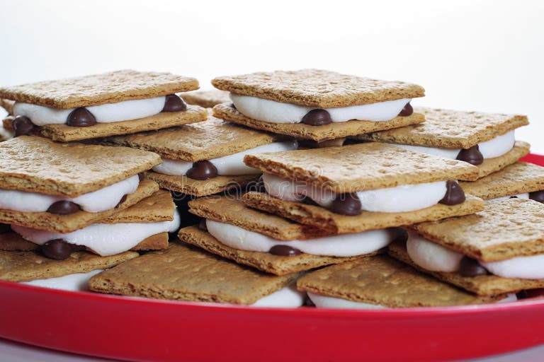 Platter of smores stock photo. Image of smores, treat - 13848902