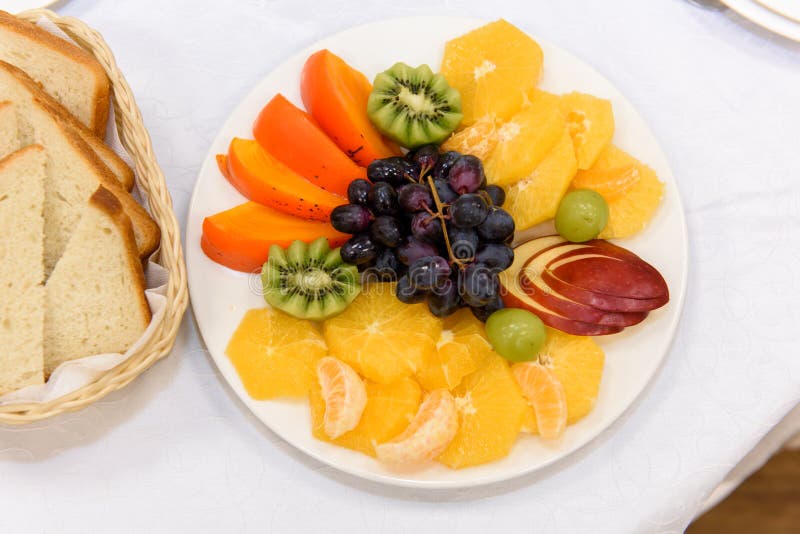 A Platter of Snacks on the Table. Stock Image - Image of delicatessen ...