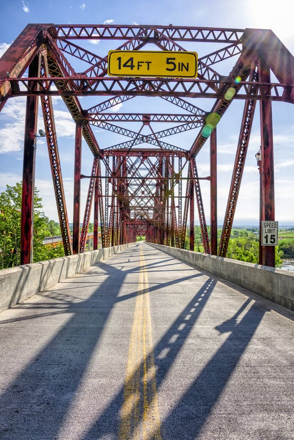 Plattsmouth Bridge stock photo. Image of flare, triangles - 42004778