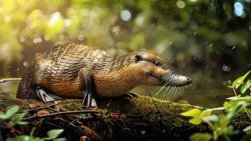 Platypus in Australia in Nature. Selective Focus Stock Image - Image of ...