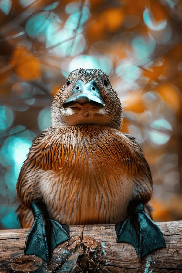 Platypus in Australia in Nature. Selective Focus Stock Photo - Image of ...