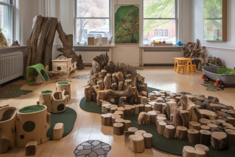 Play-based Learning Environment with Building Blocks, Puzzles, and ...