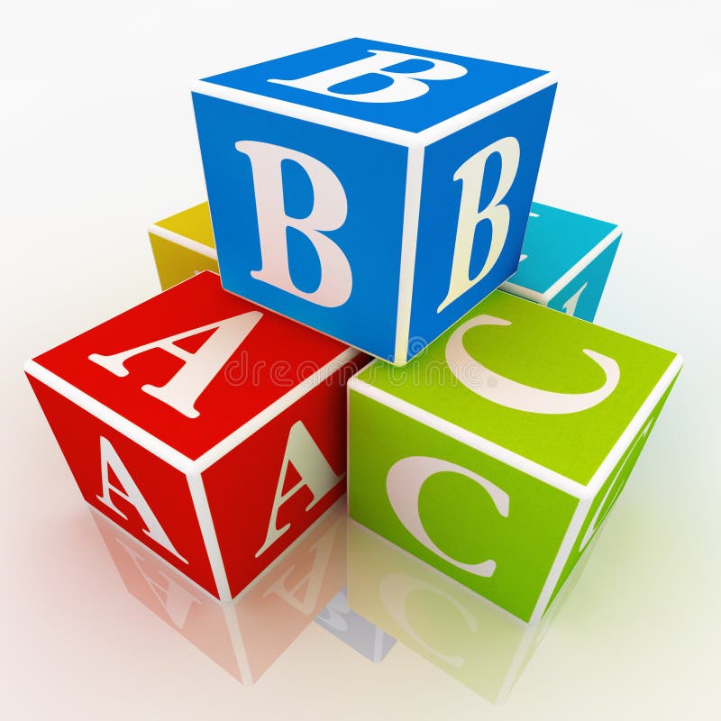 Play blocks stock illustration. Illustration of block - 4540416