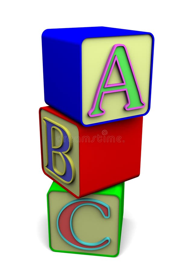 Play Blocks stock illustration. Illustration of concept - 32833963