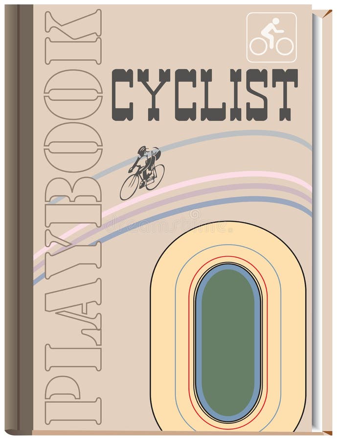 Play Book cyclist stock vector. Illustration of cover - 96499322