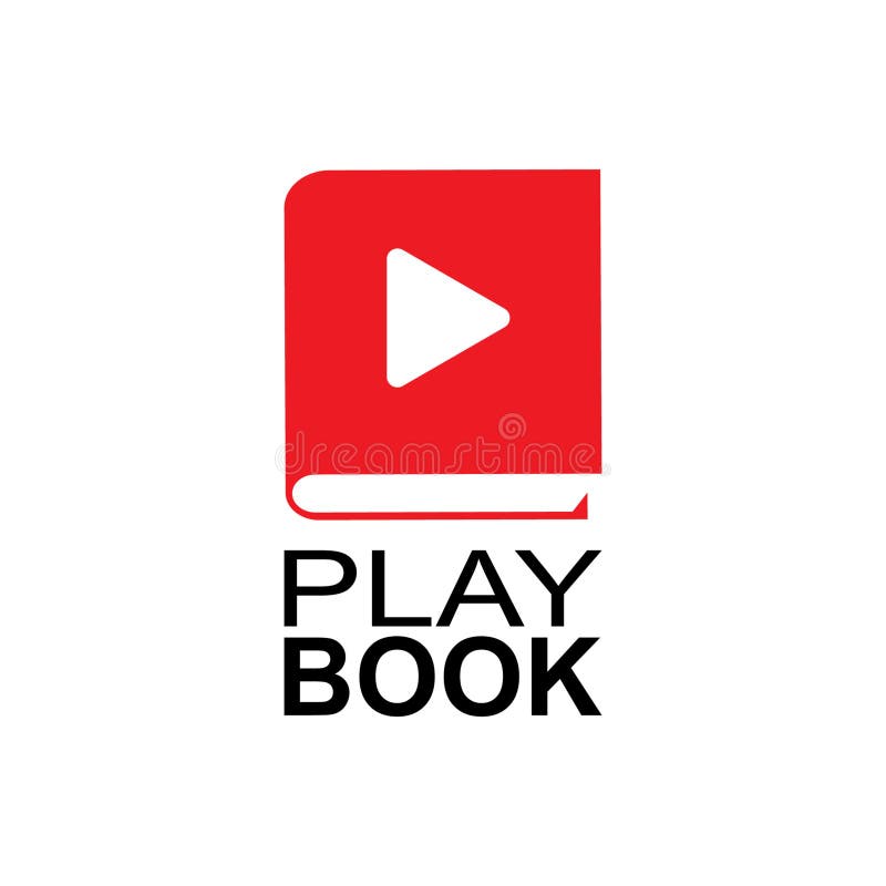 Play Book Logo Design Template. Audio Video Play Book E-book Learn ...