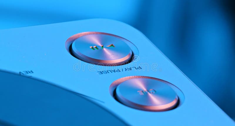 Play Button stock photo. Image of press, home, hifi, player - 2413610