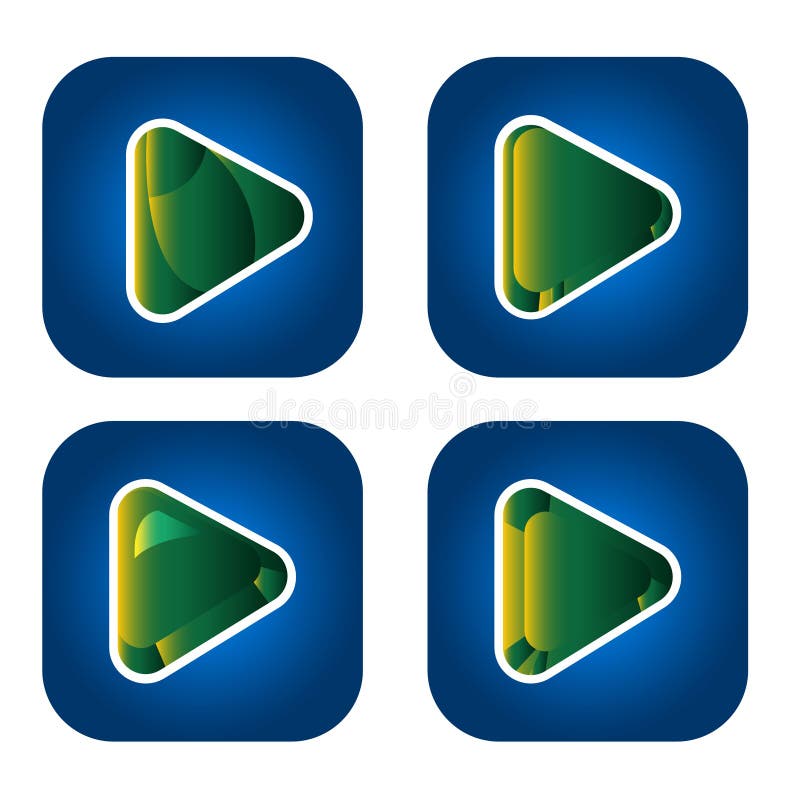 Play button design vector stock vector. Illustration of modern - 228033701