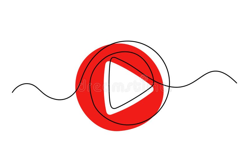 Play Button Drawing Stock Illustrations – 7,999 Play Button Drawing ...