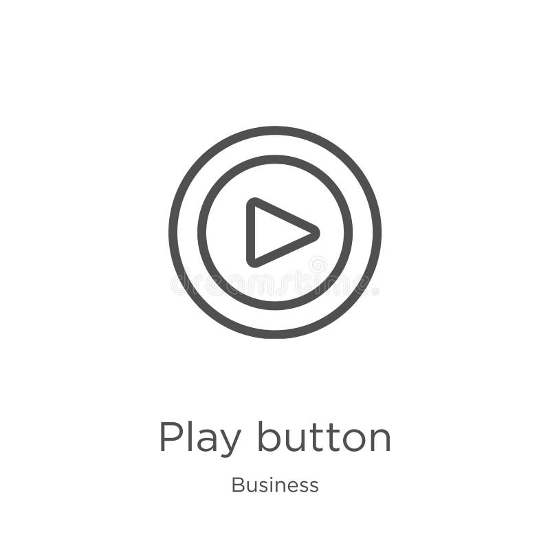 Play Button Outline Stock Illustrations – 38,535 Play Button Outline ...