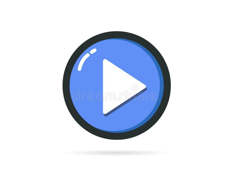 Play Button Icon Set. Design for Website and Mobile Apps. Vector ...